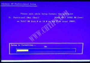 How To Install Windows XP [Step by Step] With Pictures – Chtips