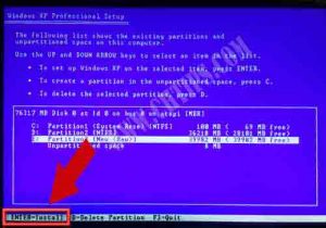 How To Install Windows XP [Step by Step] With Pictures – Chtips